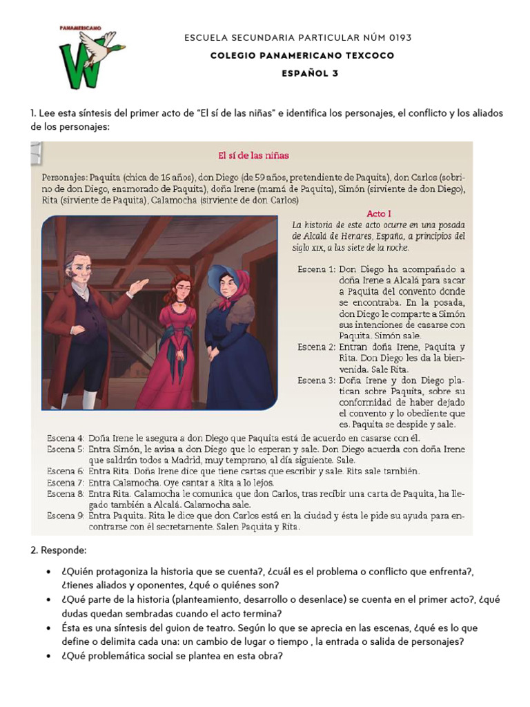 Actividad 2. Actos y Escenas | PDF