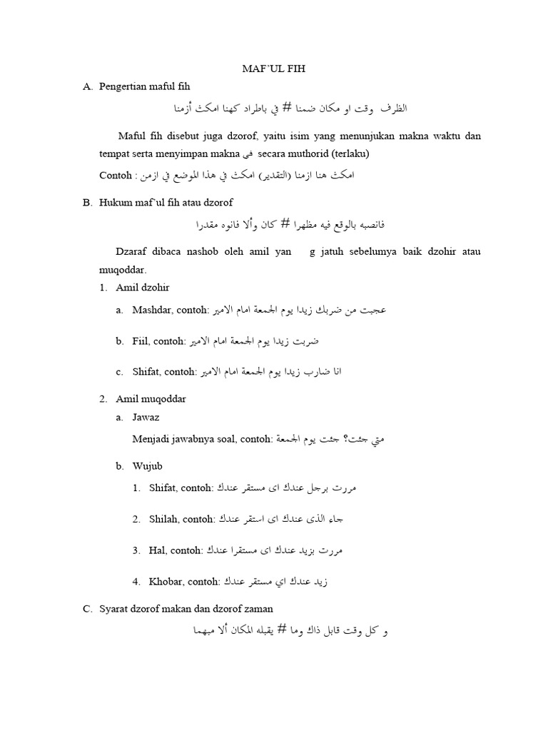 Maful Fih Fiks | PDF | Seni & Disiplin Bahasa | Kajian Bahasa Asing