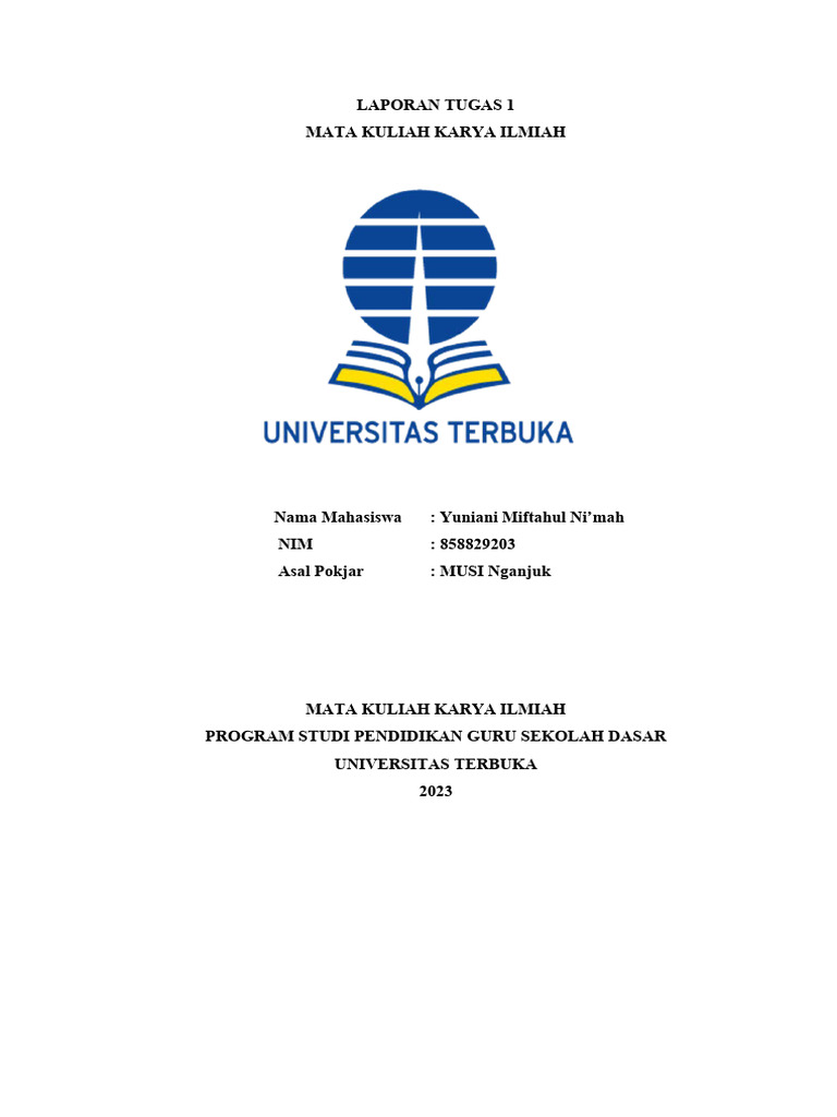 TT1 Karil Yuniani 858829203 | PDF | Karier & Perkembangan | Sains & Matematika