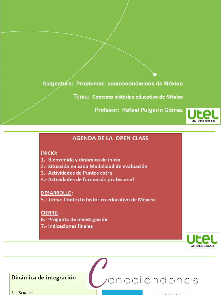 OPEN CLASS DE SEMANA 1 | PDF | Evaluación