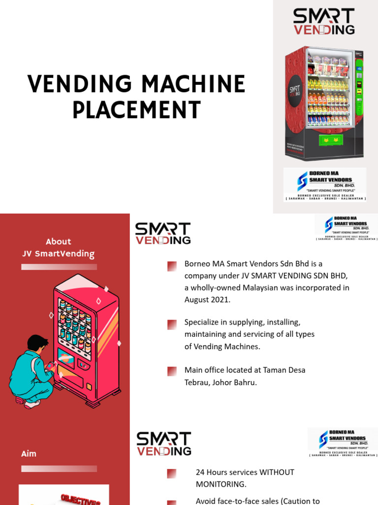 Vending Machine Placement Proposal | PDF