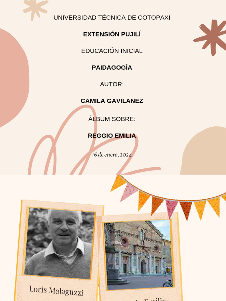 Álbum Sobre Reggio Emilia_compressed (1) (1) | PDF | Enseñando | Aprendizaje