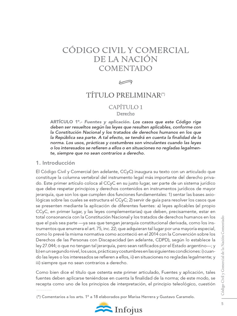 CCyC - Comentado - Tomo - I (Arts. 1 A 400) | PDF