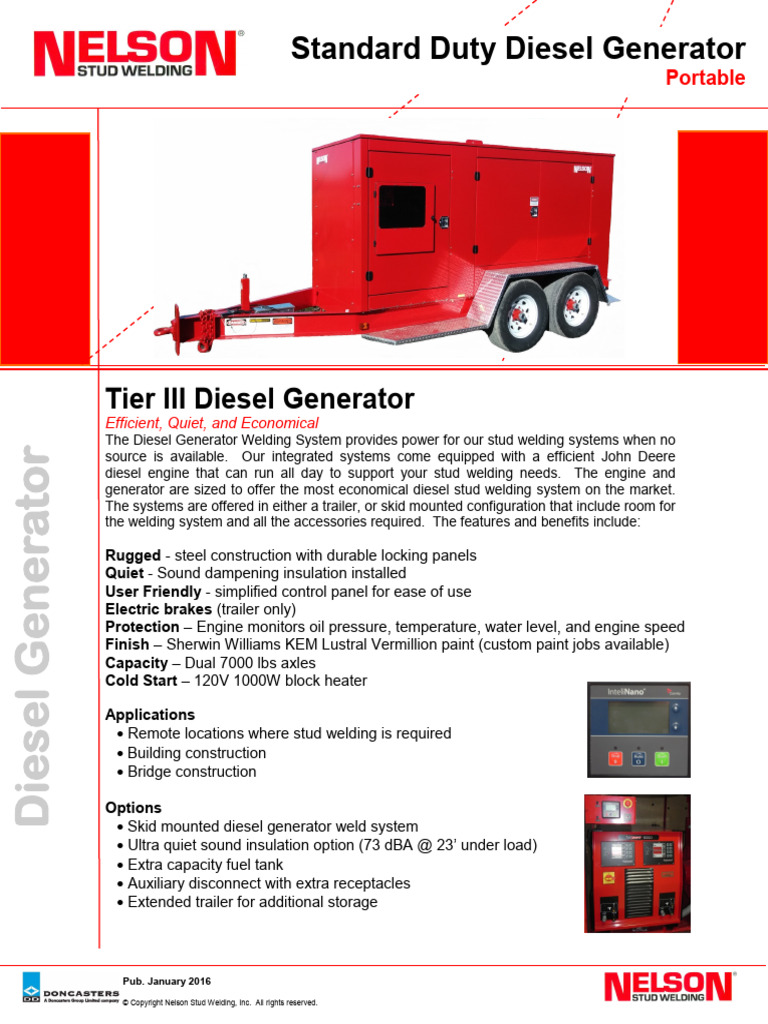 Diesel Generator STD Duty210KW-JD | PDF