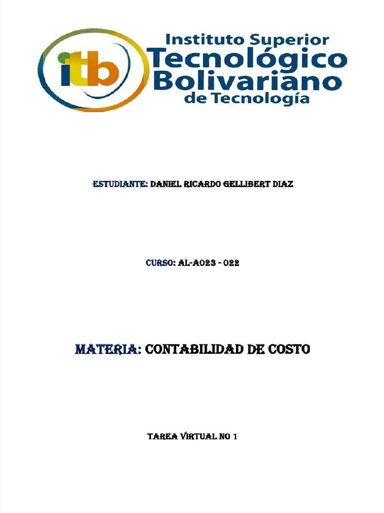 PDF Tarea Virtual No 1 Compress | PDF