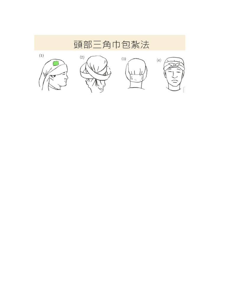 三角绷带使用方法 Doc2 Pdf