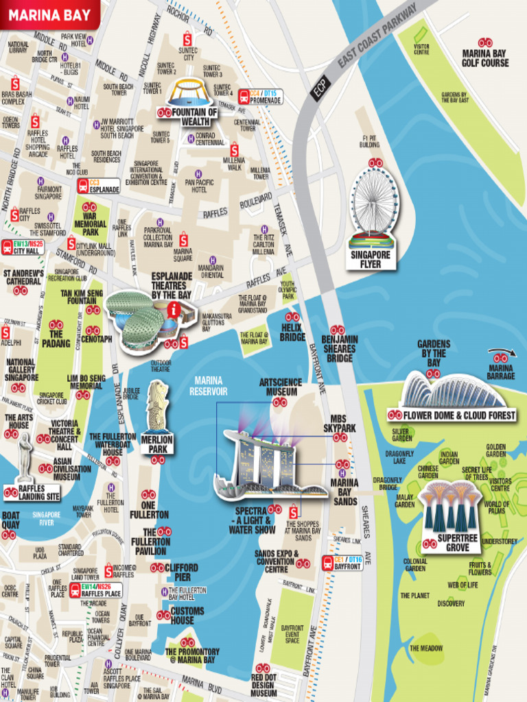 Online Marinabay Map 2023 | PDF