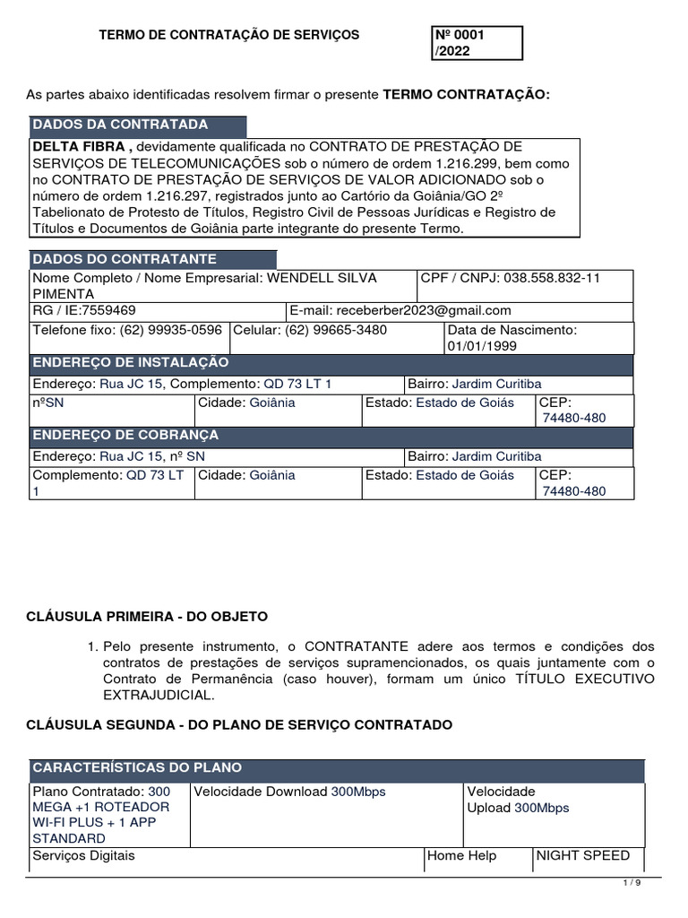 Contrato 21387 | PDF | Aplicativo para celular | Streaming de mídia