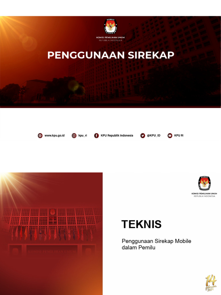 Teknis Penggunaan Sirekap Mobile | PDF
