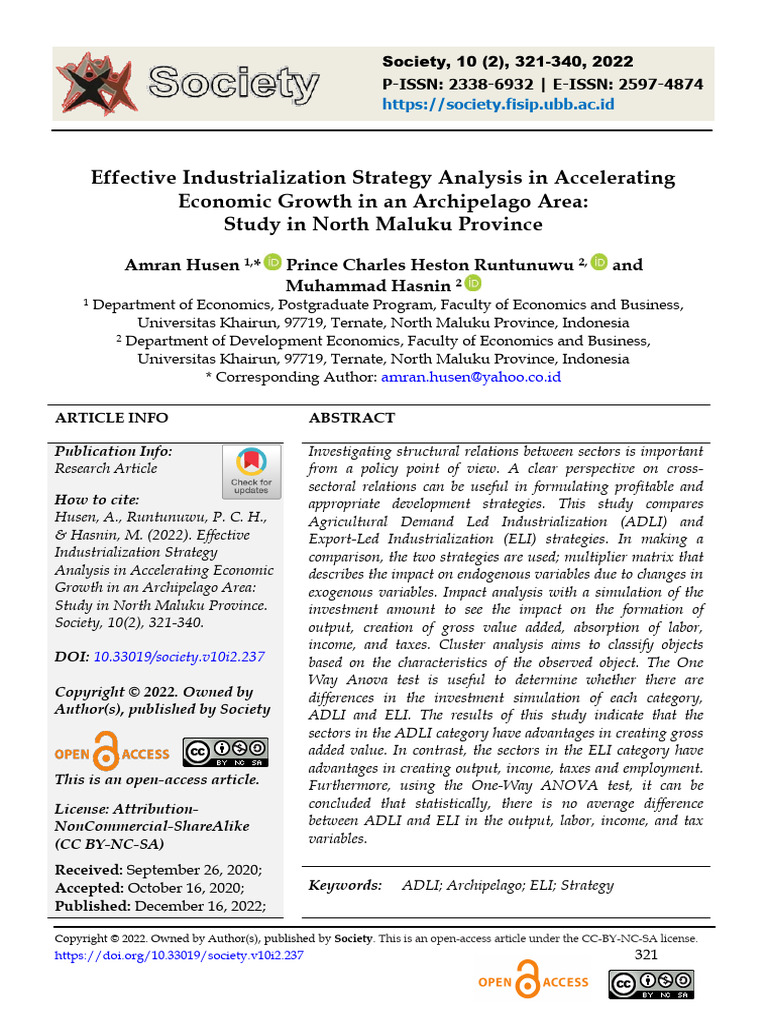 237-Article Text-2868-8-10-20230904 | PDF | Economies | Economics