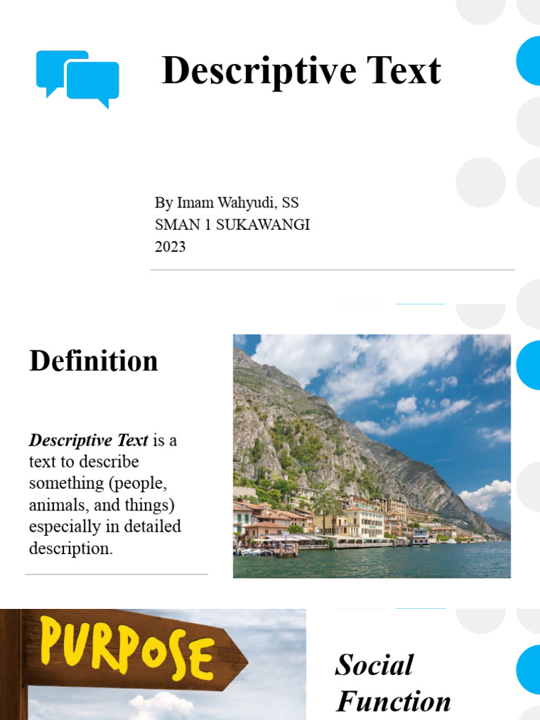 PPT Descriptive Text | PDF