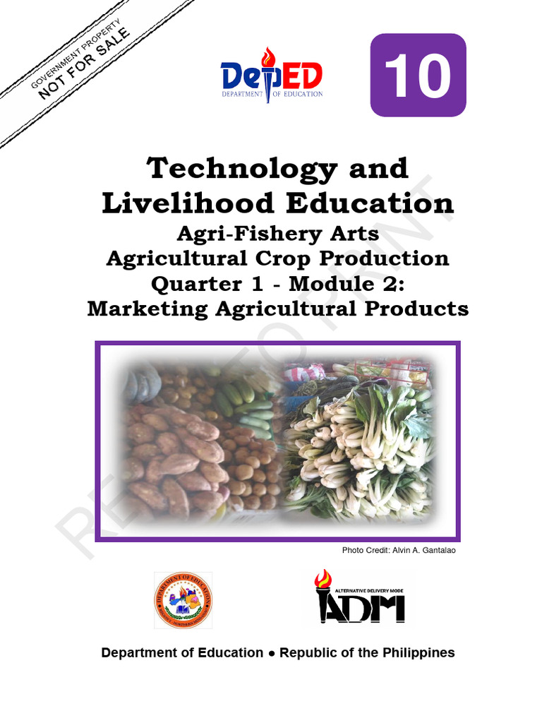 Tle10 Afa Agricrop q1 Mod2 Marketingagriculturalproducts v5 | PDF