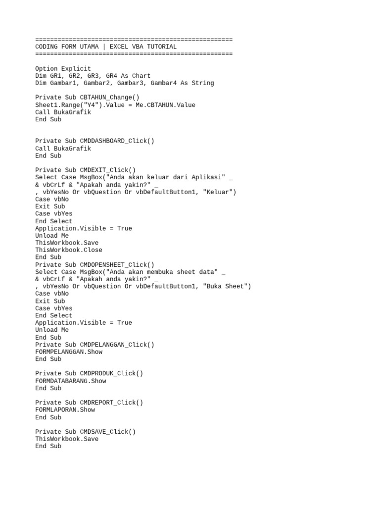 Form Utama | Download Free PDF | Computing | Computer Programming