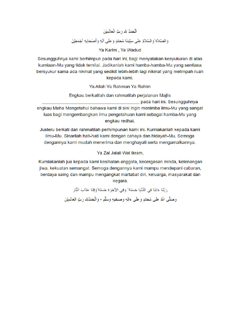 Teks Doa | PDF