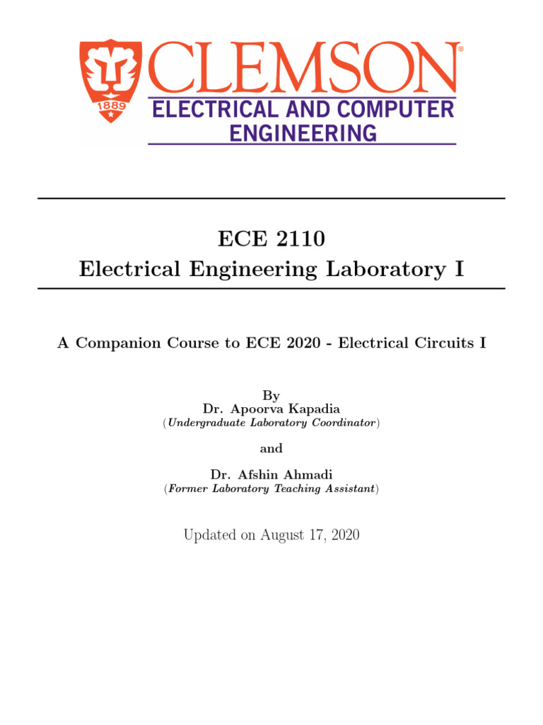 Ece 211 | PDF | Electrical Network | Voltage
