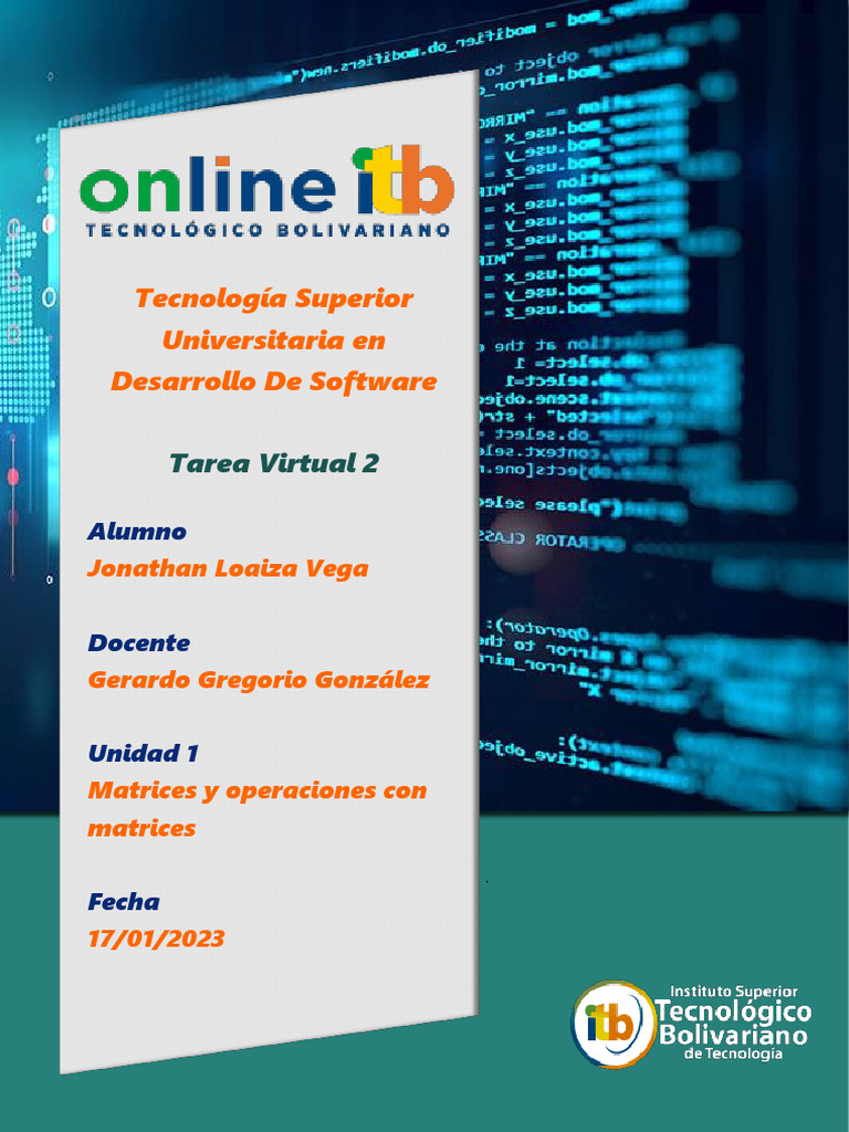 Tarea Virtual 2. | PDF