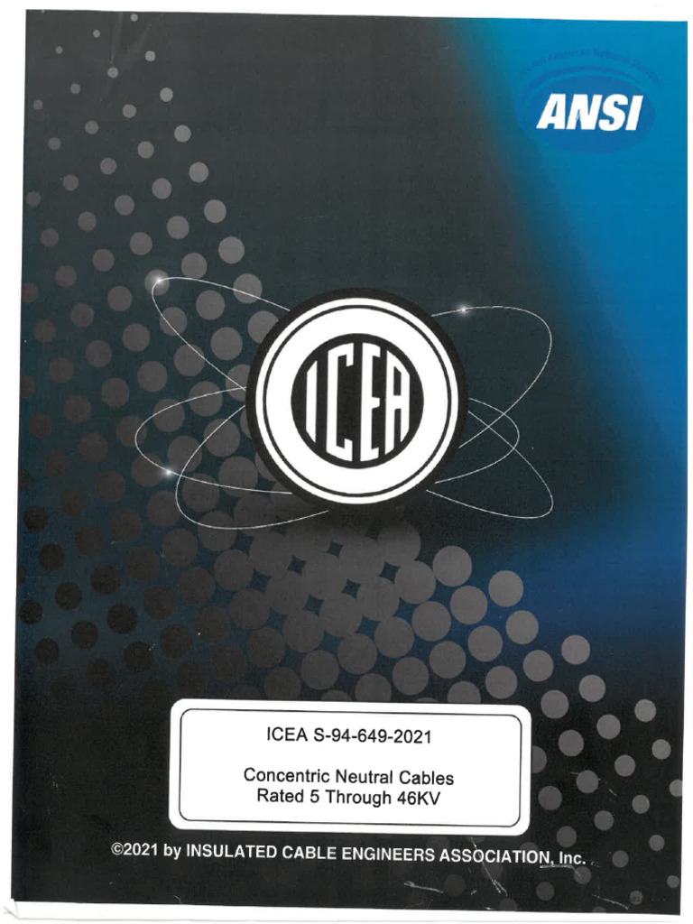 ICEA S 94-649-2020 | PDF