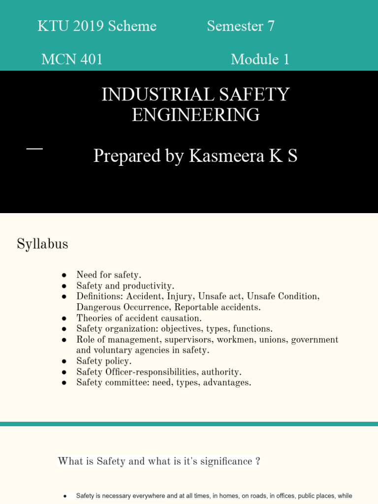 MCN 401 ISE Module 1 | PDF | Injury | Occupational Safety And Health