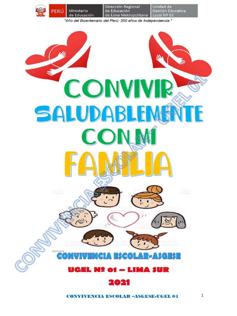 Guía - Convivir Saludablemente en Familia | PDF