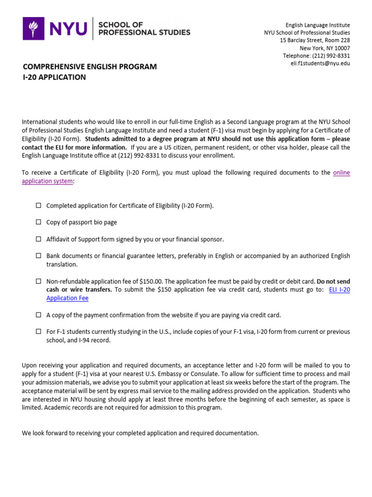 ELI I 20 Application | Download Free PDF | Service Industries