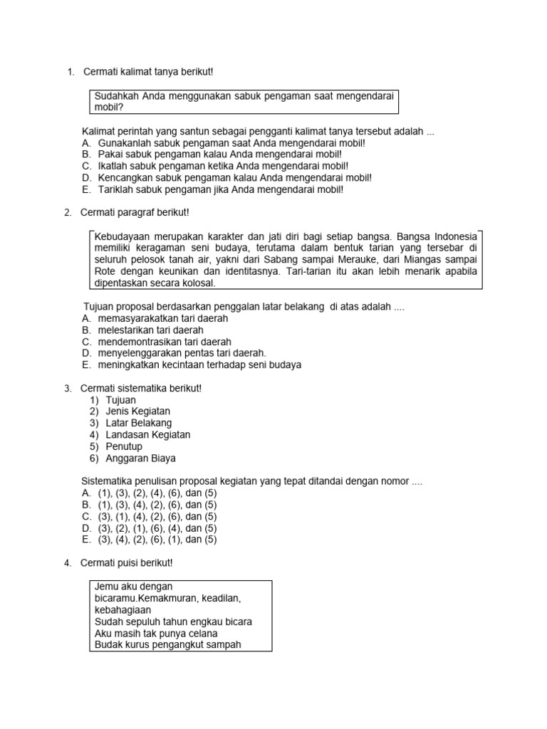 Latihan Soal Ke 3 | PDF