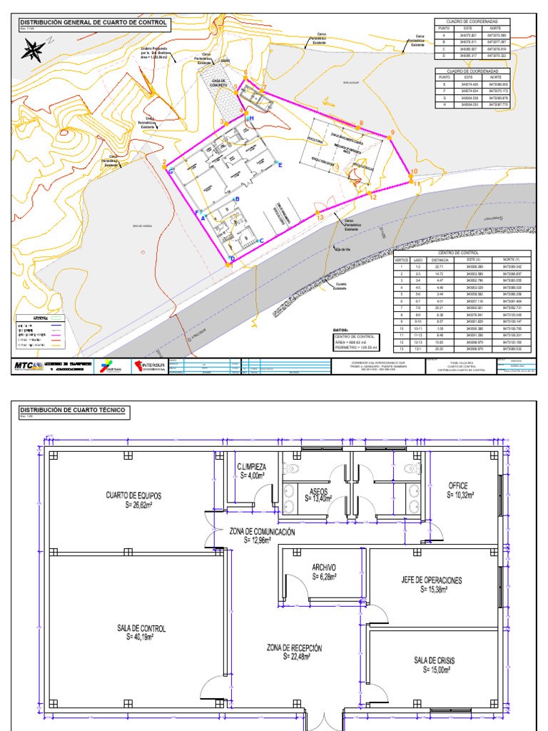 Planos Cuarto de Control-TUOL | PDF