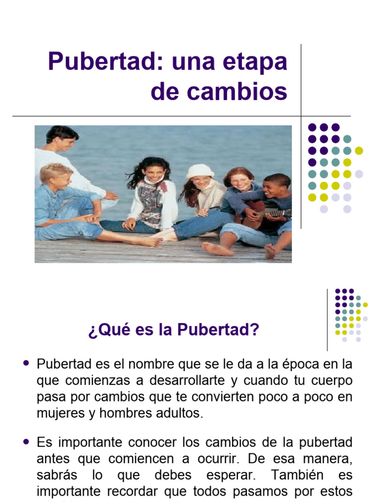 Cambios y etapas de la pubertad | PDF | Pubertad | Adolescencia