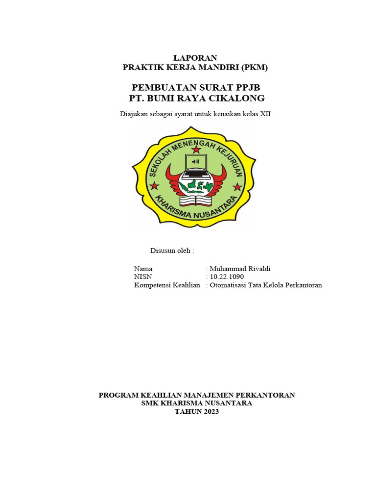 Laporan PKL Muhammad Rivaldi | PDF