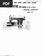 Sewmor 606 Manual | PDF
