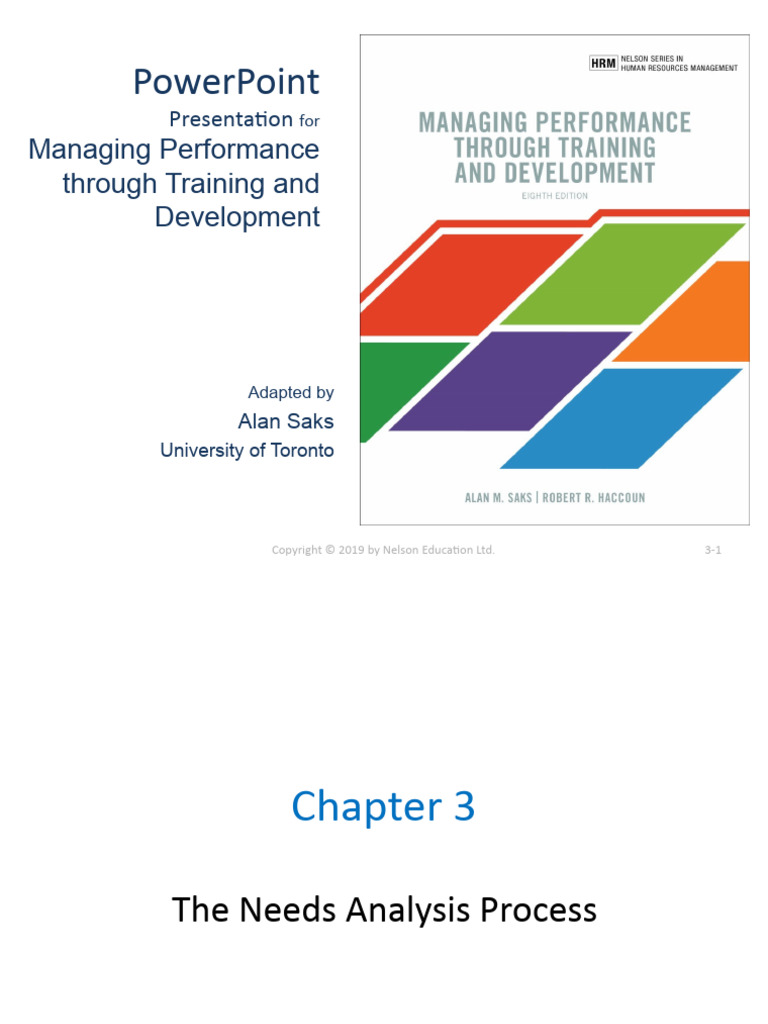 CHPT 3 Needs Analysis | PDF