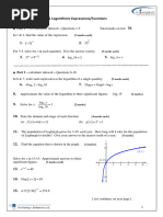 IB Math HL Formula Booklet 2023 | PDF | Area | Logarithm