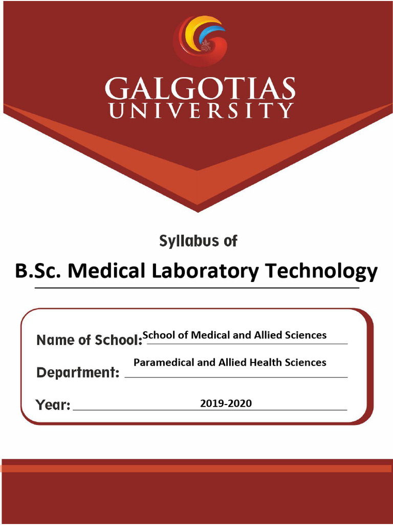 B.SC (MLT) Course Book | PDF | Bacteria | Urinary System