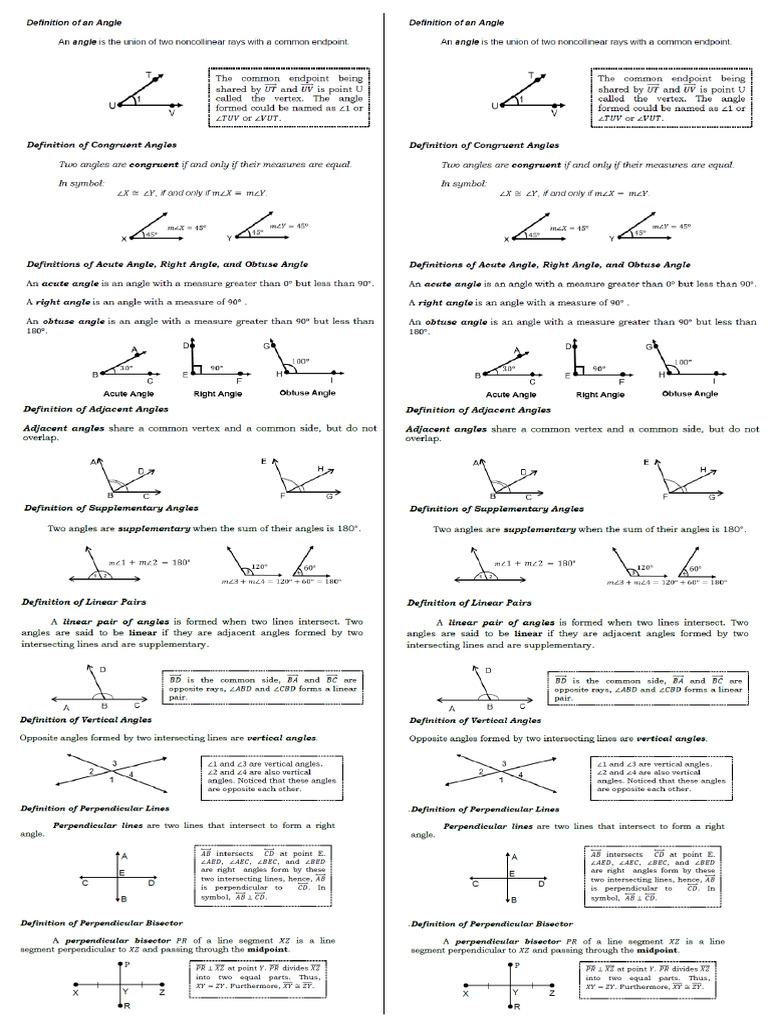 3Q Handout - Definitions | PDF
