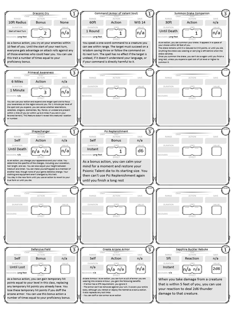 Action Sheet | PDF | Armour