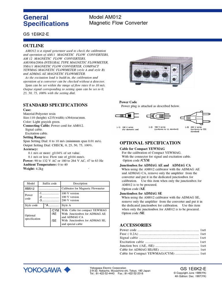 Yokogawa | PDF