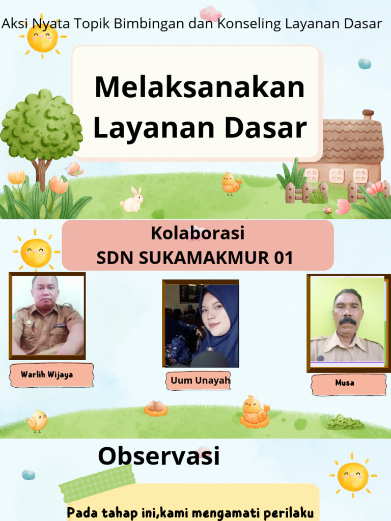 Aksi Nyata Topik Bimbingan Dan Konseling Layanan Dasar - 20240204 - 125319 - 0000 | PDF