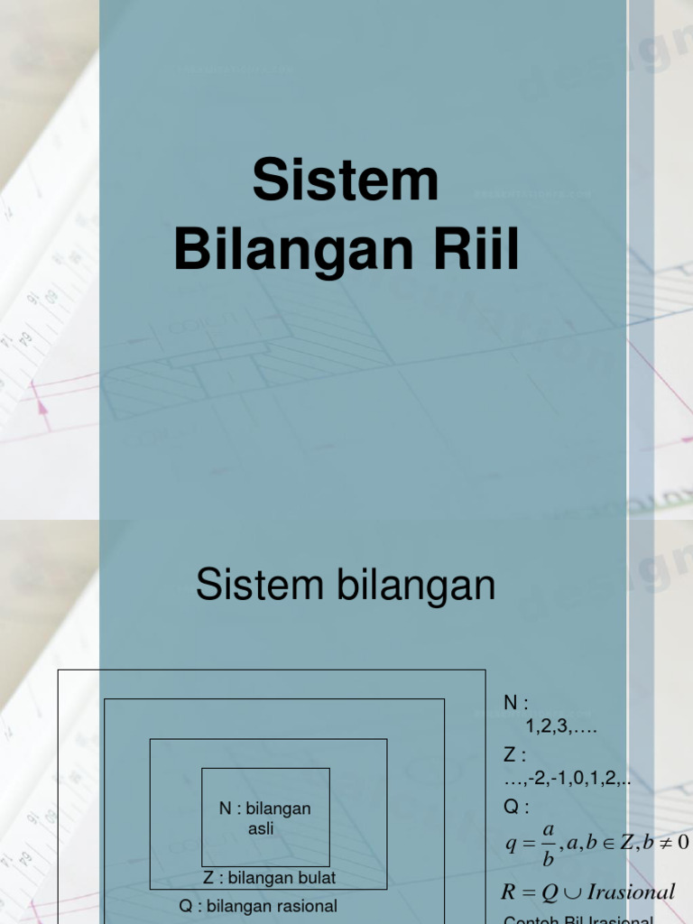 Sistem Bilangan Riil | PDF