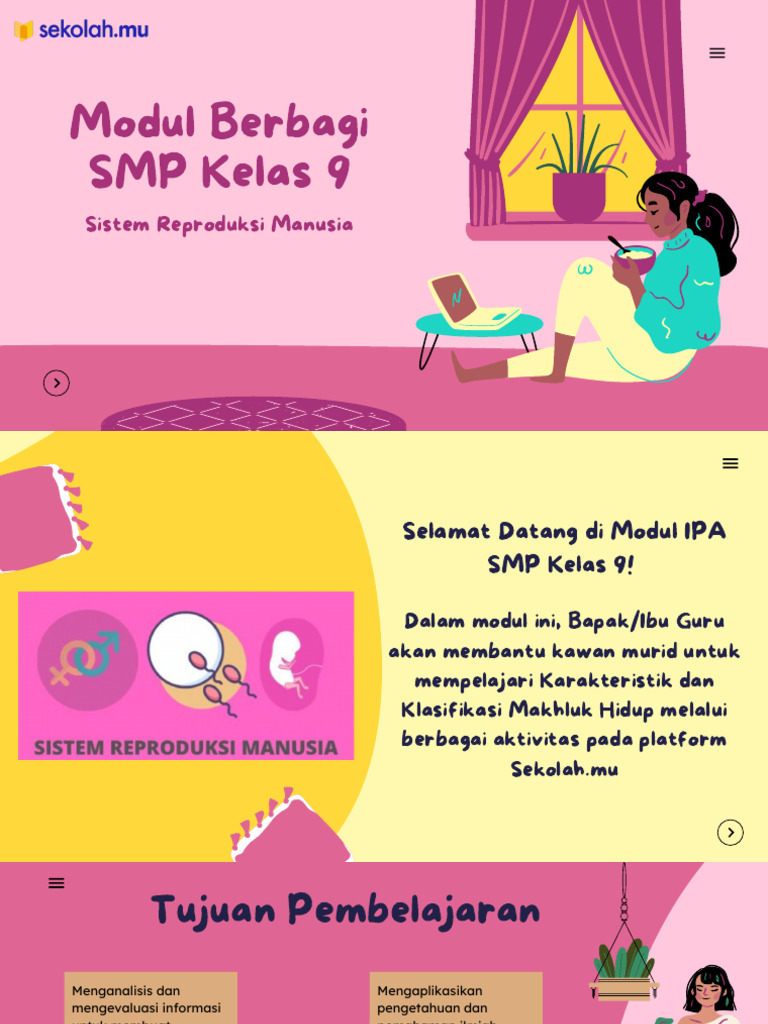 Modul Ipa SMP 9 8211 Sistem Reproduksi Manusia | PDF