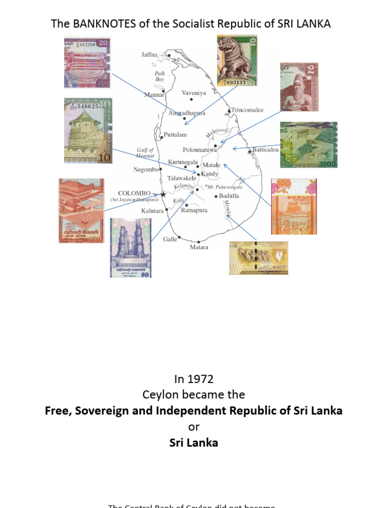 Banknotes of Sri Lanka | PDF | Sri Lanka | Currency
