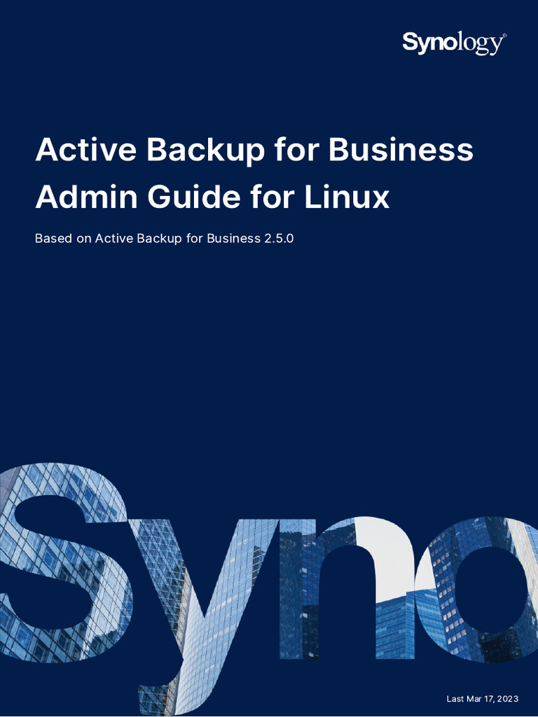 Linux Backup Admin Guide for ABB | PDF | Computers
