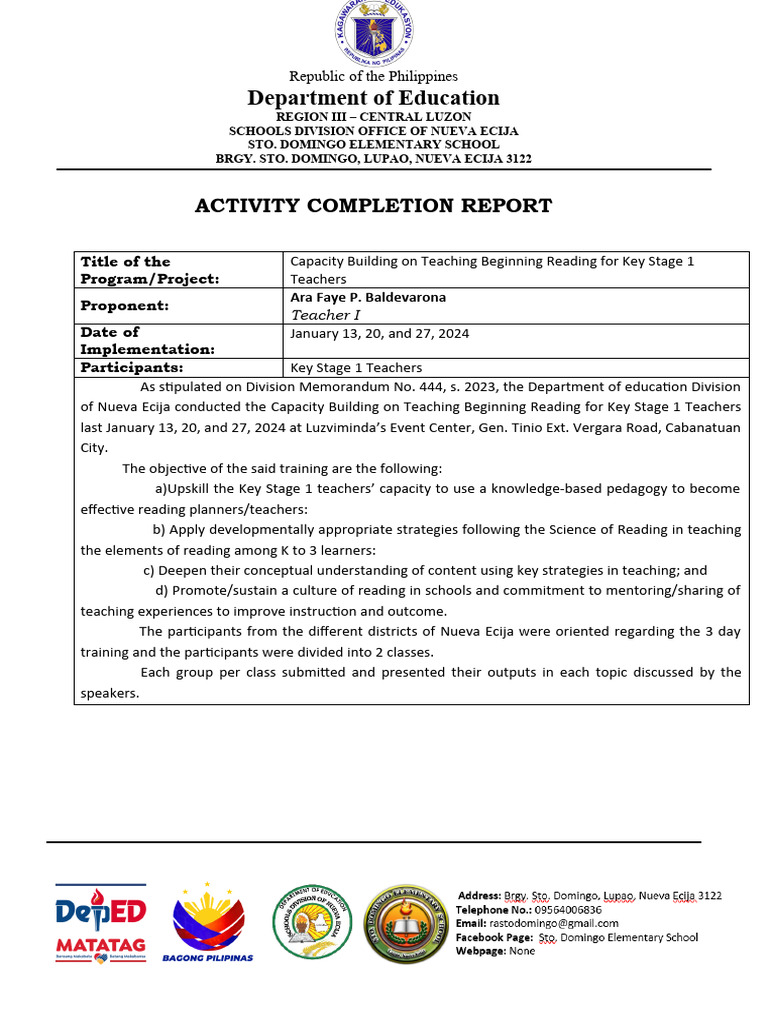 Elln Acr 2024 | PDF | Human Communication | Learning