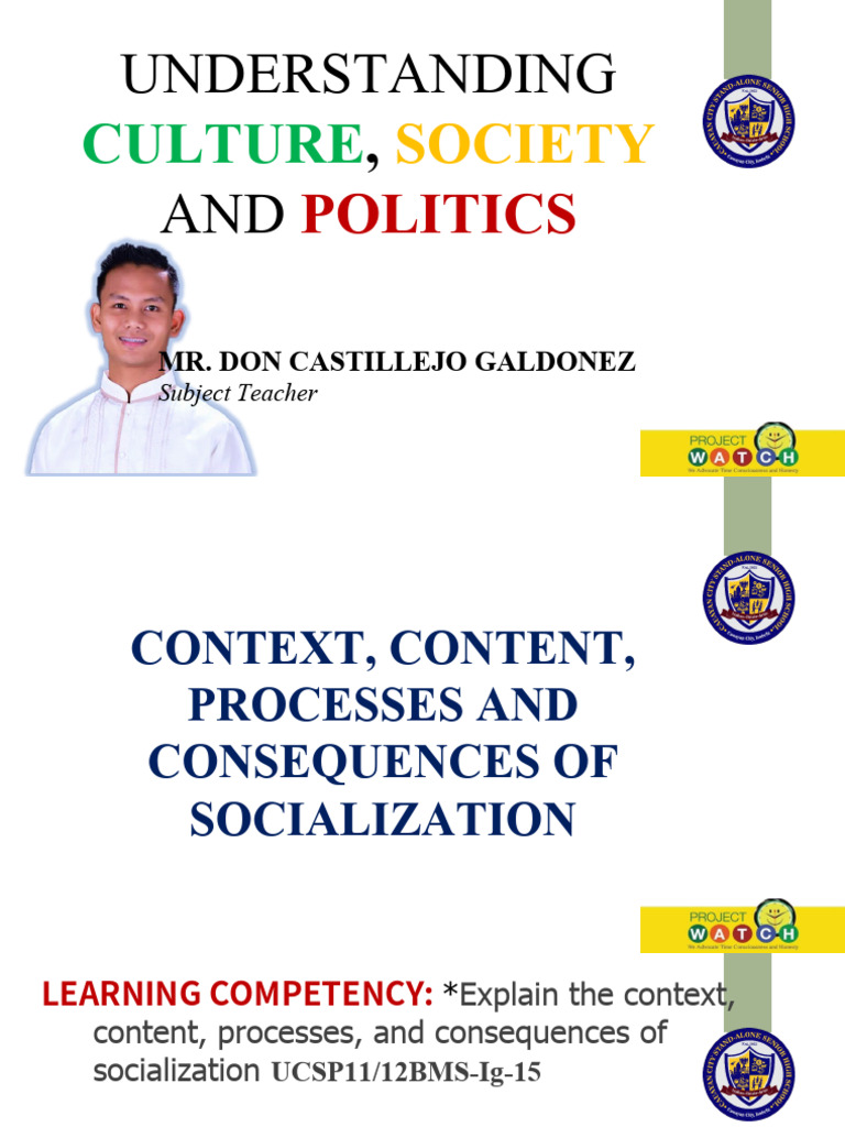 Socialization: Context and Consequences | PDF | Socialization | Id