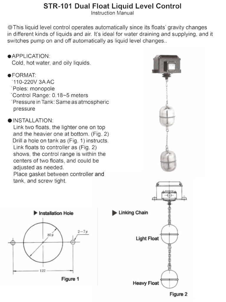 Oil Level Switch | PDF