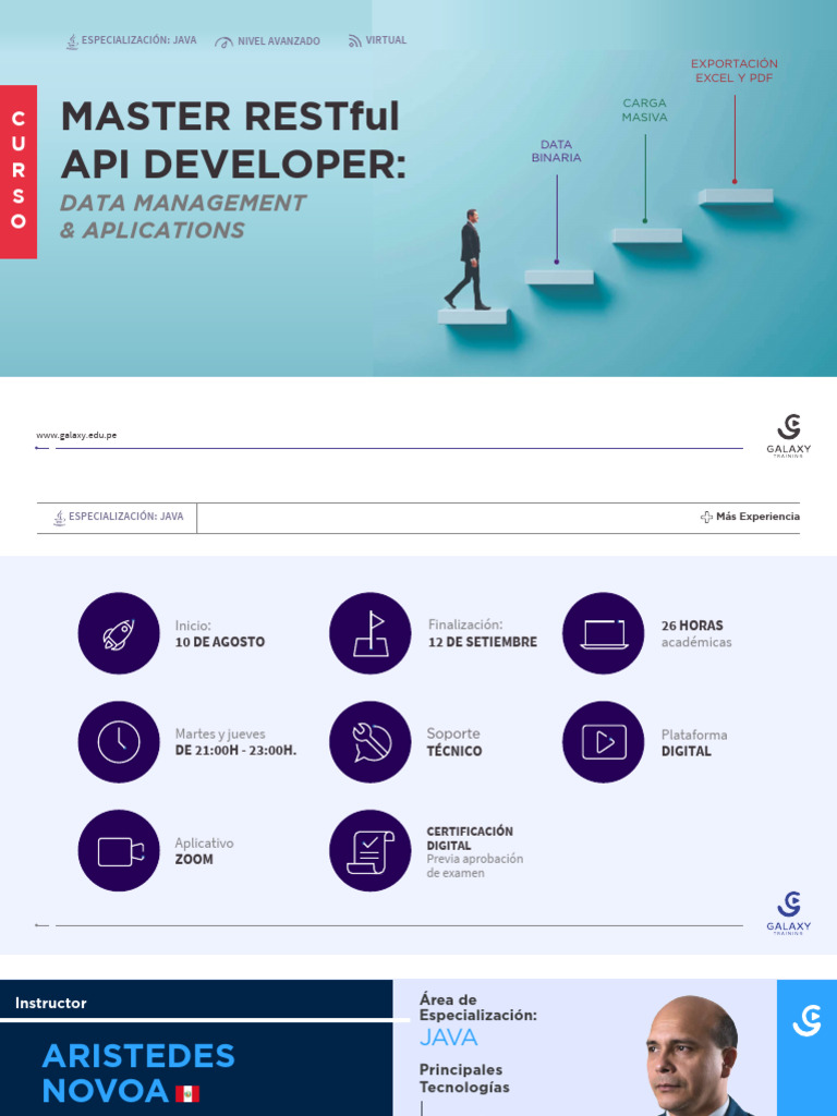 Temario - Master Restful Api Developer | PDF
