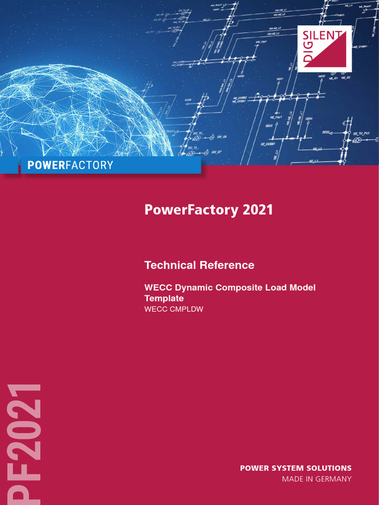 Tecnical Reference WECC Dynamic Composite Load | PDF | Transformer | Ac Power