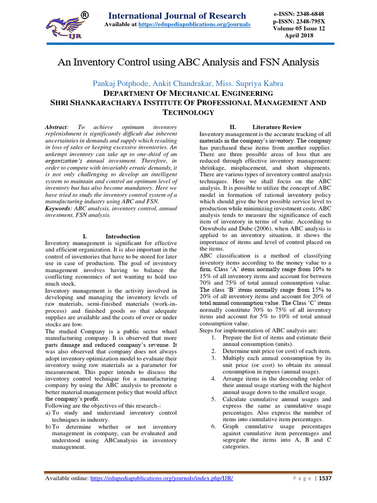 1 PB Abc - FSN | PDF | Inventory | International Standard Serial Number