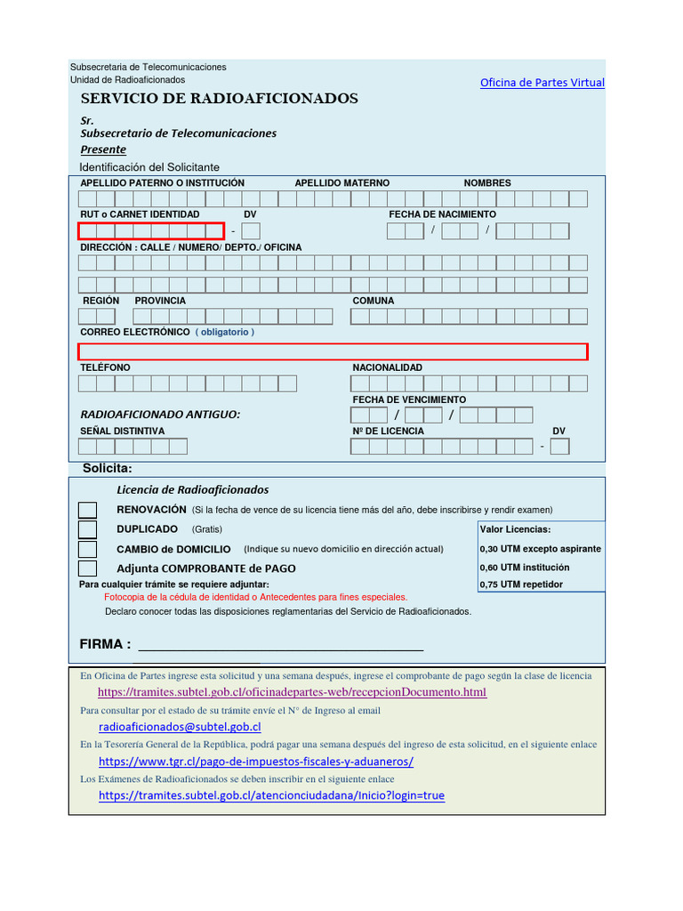 Form RAF Solicitud OPV 15-07-2022 | PDF