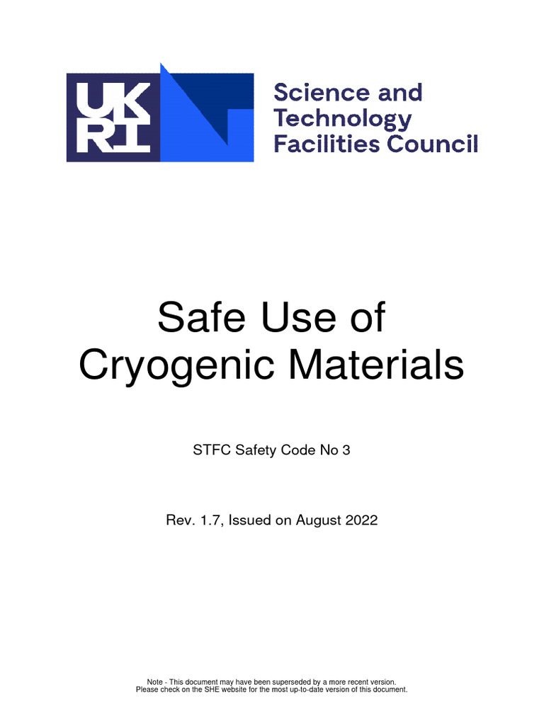 Cryogen Flammables | PDF | Cryogenics | Hydrogen