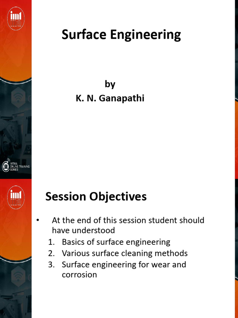 Surface Engineering | PDF | Materials Science | Physical Chemistry