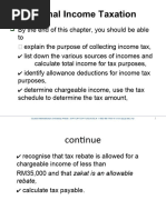 Tax Calculation Template for Individuals | PDF | Tax Refund | Taxes